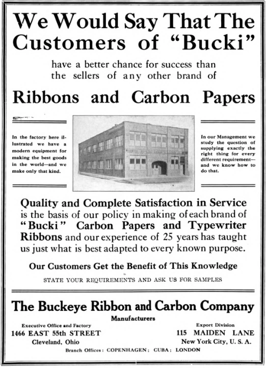 Buckeye Ribbon & Carbon Company | MyCompanies Wiki | Fandom