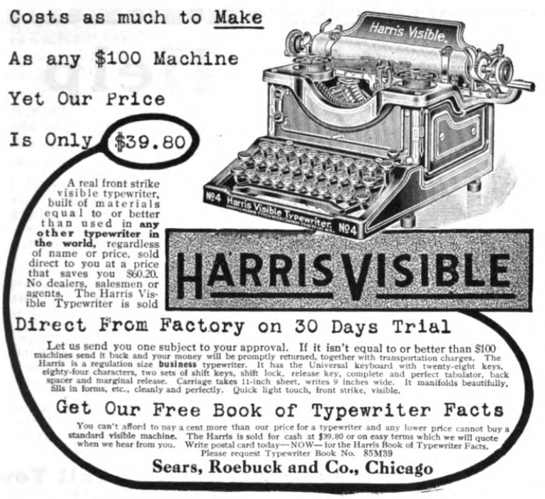 Harris Typewriter Manufacturing Company | MyCompanies Wiki | Fandom