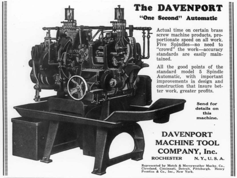 Davenport Machine Tool Company | MyCompanies Wiki | Fandom