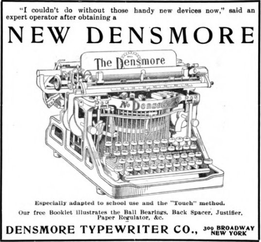 Densmore Typewriter Company | MyCompanies Wiki | Fandom