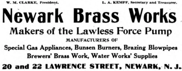 Newark Brass Works | MyCompanies Wiki | Fandom