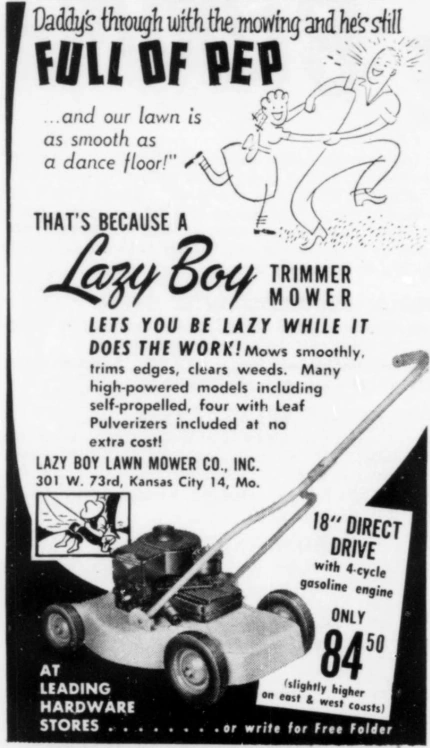 Lazy Boy Lawn Mower Company | MyCompanies Wiki | Fandom