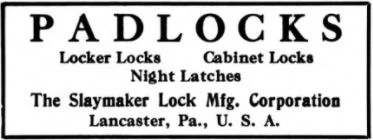 Slaymaker Lock Manufacturing Corporation | MyCompanies Wiki | Fandom