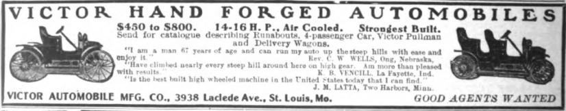 Victor Automobile Manufacturing Company | MyCompanies Wiki | Fandom