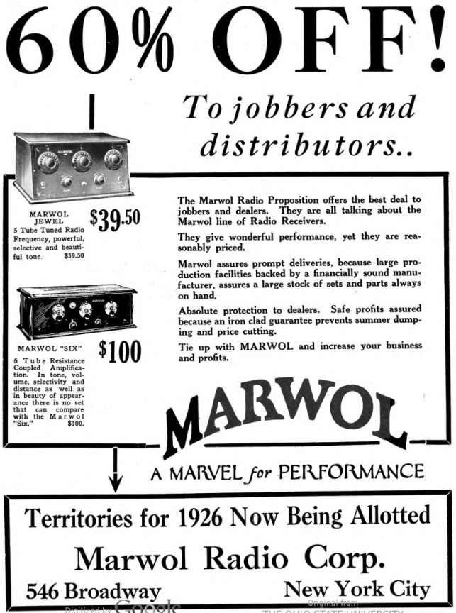 Marwol Radio Corporation | MyCompanies Wiki | Fandom