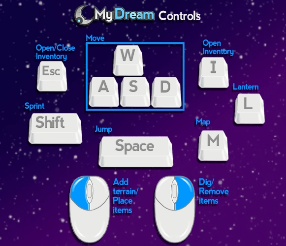 Controls - Official MyDream Wiki