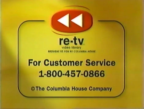 Columbia House Video/Re-tv | My Favorite Closing Logos Wiki | Fandom