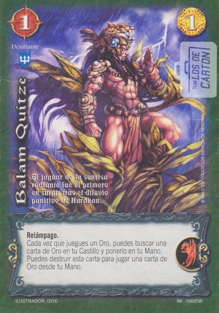 Balam Quitze (IM) | Wiki Mitos y Leyendas | Fandom