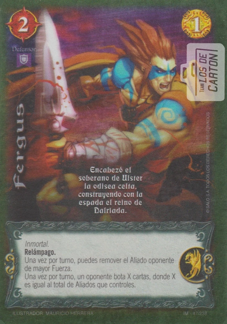 Fergus (IM) | Wiki Mitos y Leyendas | Fandom