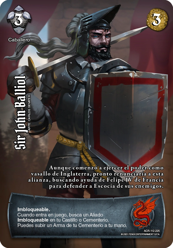 Sir John Balliol | Wiki Mitos y Leyendas | Fandom