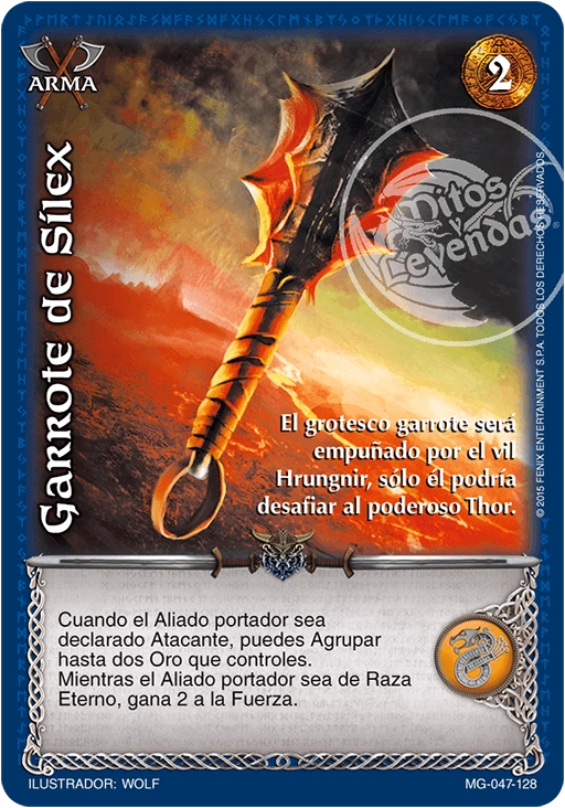 Garrote de Sílex | Wiki Mitos y Leyendas | Fandom