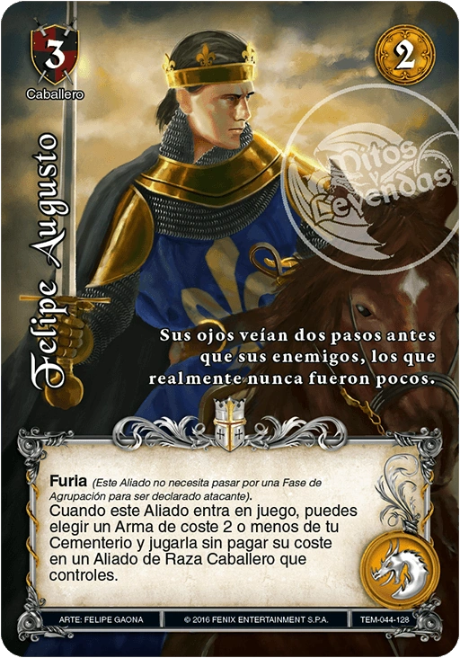 Felipe Augusto | Wiki Mitos y Leyendas | Fandom