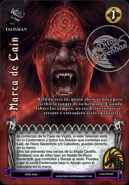 Marca de Caín (LGO) | Wiki Mitos y Leyendas | Fandom