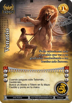 Venatio | Wiki Mitos y Leyendas | Fandom