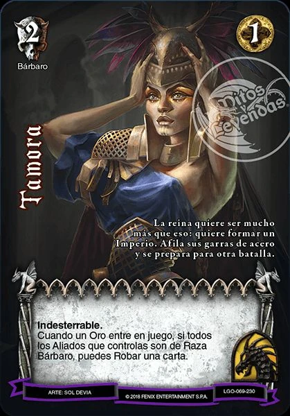 Tamora | Wiki Mitos y Leyendas | Fandom