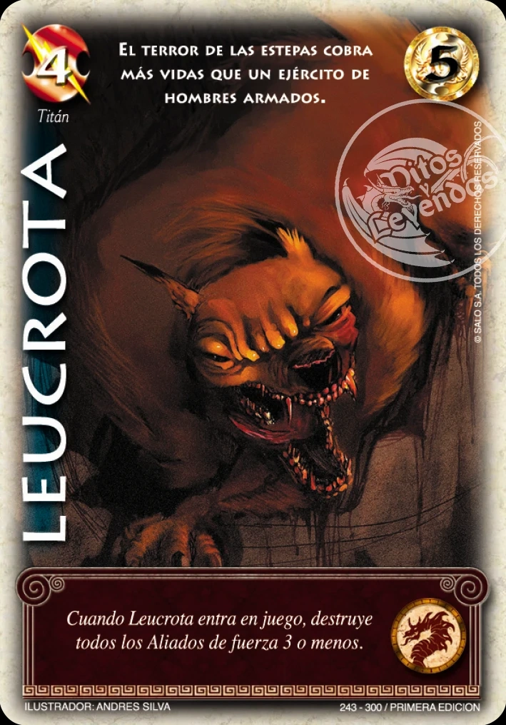 Leucrota | Wiki Mitos y Leyendas | Fandom