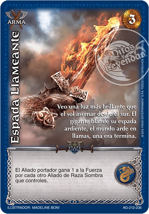 Espada Llameante | Wiki Mitos y Leyendas | Fandom