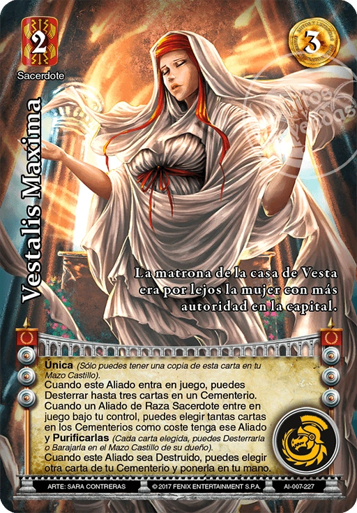 Vestalis Maxima | Wiki Mitos y Leyendas | Fandom