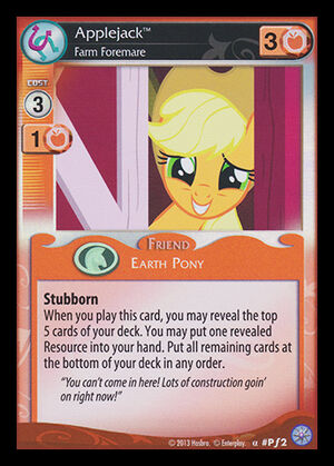 Applejack, Farm Foremare (Premiere Promo) | My Little Pony Collectible ...