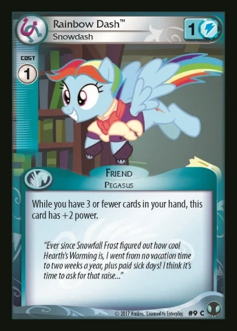 Rainbow Dash, Snowdash | My Little Pony Collectible Card Game Wiki | Fandom