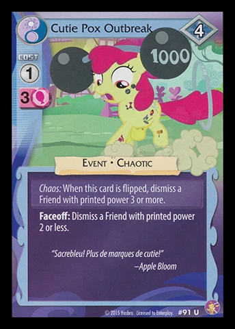 Cutie Pox Outbreak | My Little Pony Collectible Card Game Wiki | Fandom