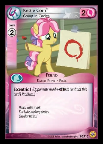 Kettle Corn, Going in Circles | My Little Pony Collectible Card Game ...