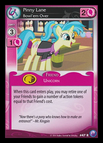 Pinny Lane, Bowl'em Over | My Little Pony Collectible Card Game Wiki ...