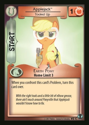 Applejack, Tooled Up | My Little Pony Collectible Card Game Wiki | Fandom