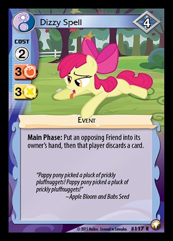 Dizzy Spell | My Little Pony Collectible Card Game Wiki | Fandom