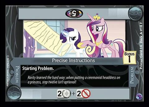 Precise Instructions | My Little Pony Collectible Card Game Wiki | Fandom