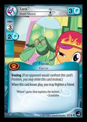Tank, Shell Shock | My Little Pony Collectible Card Game Wiki | Fandom