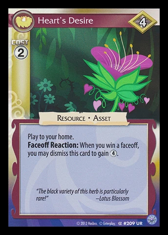 Heart's Desire | My Little Pony Collectible Card Game Wiki | Fandom