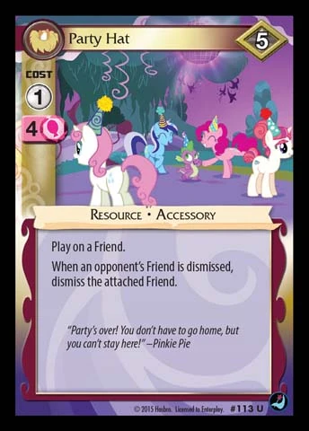 Party Hat | My Little Pony Collectible Card Game Wiki | Fandom