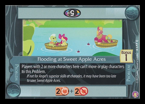 Flooding at Sweet Apple Acres | My Little Pony Collectible Card Game ...