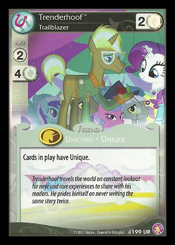 Trenderhoof, Trailblazer | My Little Pony Collectible Card Game Wiki ...