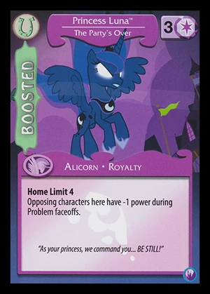 Princess Luna, The Party's Over | My Little Pony Collectible Card Game ...