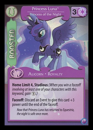 Princess Luna, Princess of the Night | My Little Pony Collectible Card ...