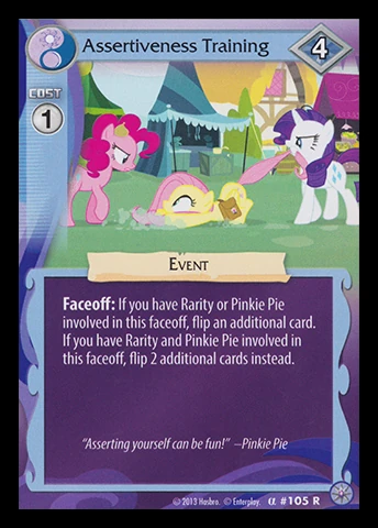 Assertiveness Training | My Little Pony Collectible Card Game Wiki | Fandom