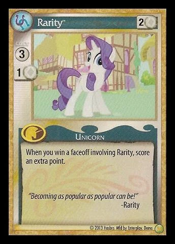 Rarity (GenCon) | My Little Pony Collectible Card Game Wiki | Fandom