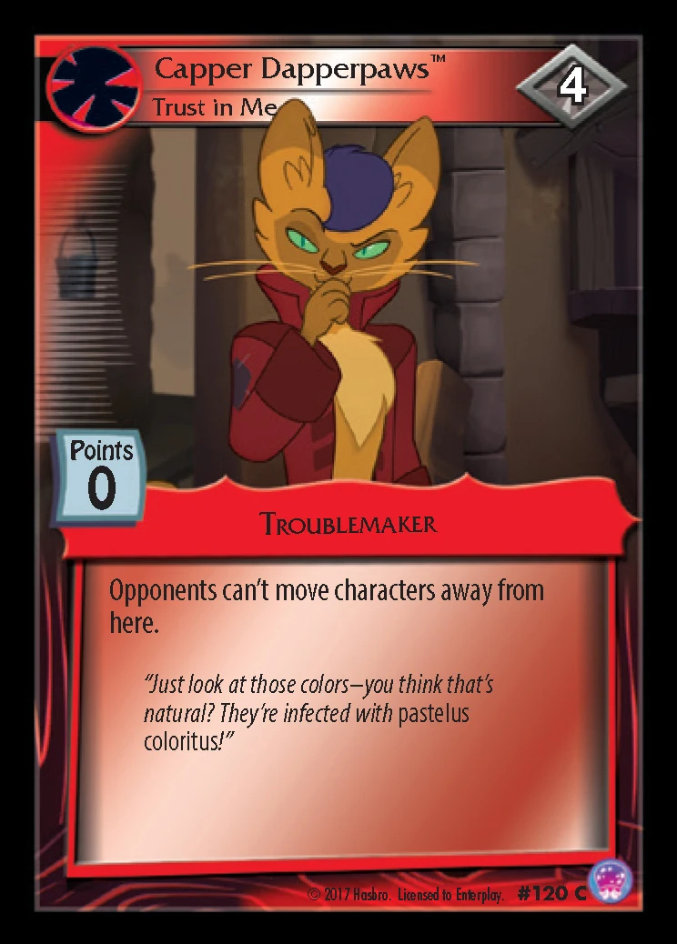 Capper Dapperpaws, Trust in Me | My Little Pony Collectible Card Game ...