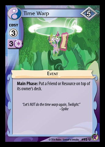 Time Warp | My Little Pony Collectible Card Game Wiki | Fandom