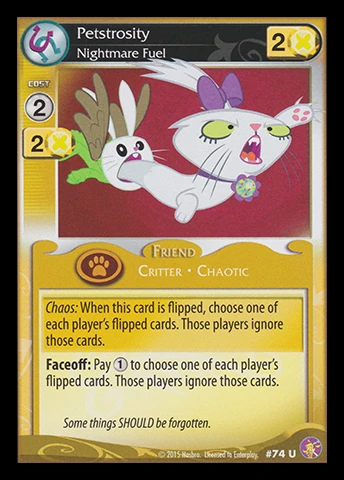Petstrosity, Nightmare Fuel | My Little Pony Collectible Card Game Wiki ...