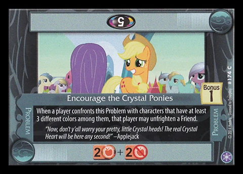 Encourage the Crystal Ponies | My Little Pony Collectible Card Game ...