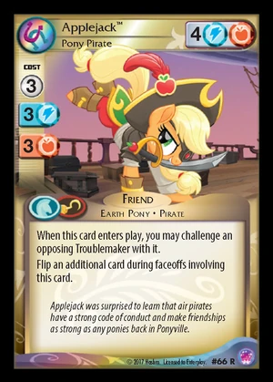 Applejack, Pony Pirate | My Little Pony Collectible Card Game Wiki | Fandom