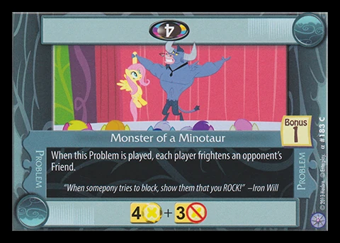 Monster of a Minotaur | My Little Pony Collectible Card Game Wiki | Fandom