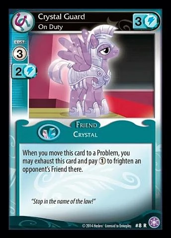 Crystal Guard, On Duty | My Little Pony Collectible Card Game Wiki | Fandom