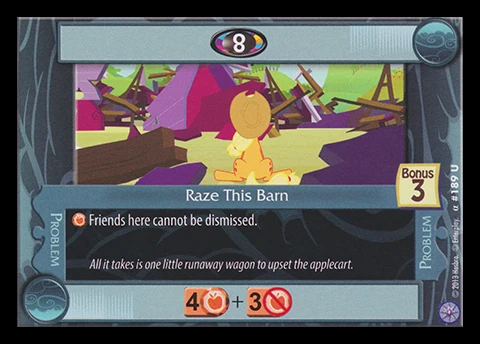 Raze This Barn | My Little Pony Collectible Card Game Wiki | Fandom