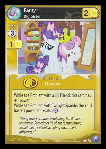 Rarity, Big Sister | My Little Pony Collectible Card Game Wiki | Fandom