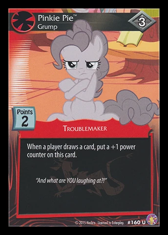 Pinkie Pie, Grump | My Little Pony Collectible Card Game Wiki | Fandom