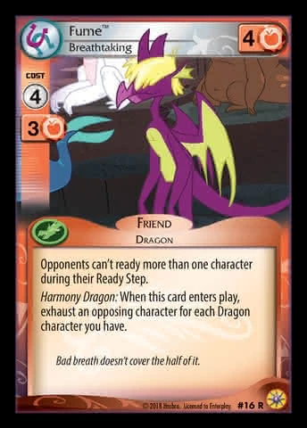 Fume, Breathtaking | My Little Pony Collectible Card Game Wiki | Fandom